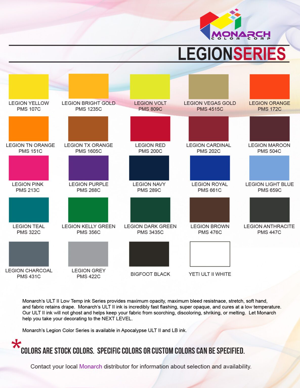 Screen Printing Inks | Monarch Color